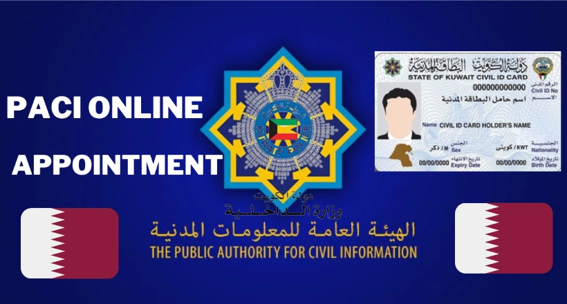 PACI Online Appointment for Civil ID Kuwait - My ID Status