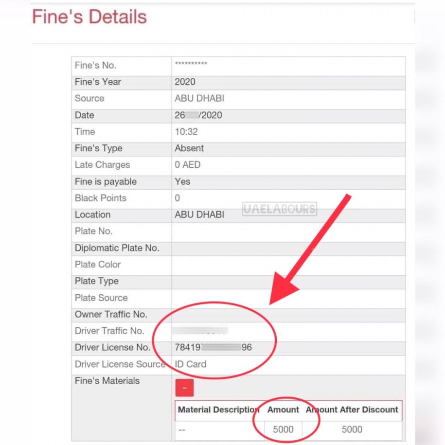Emirates Id Fine Check Online In 1 Minutes My Id Status